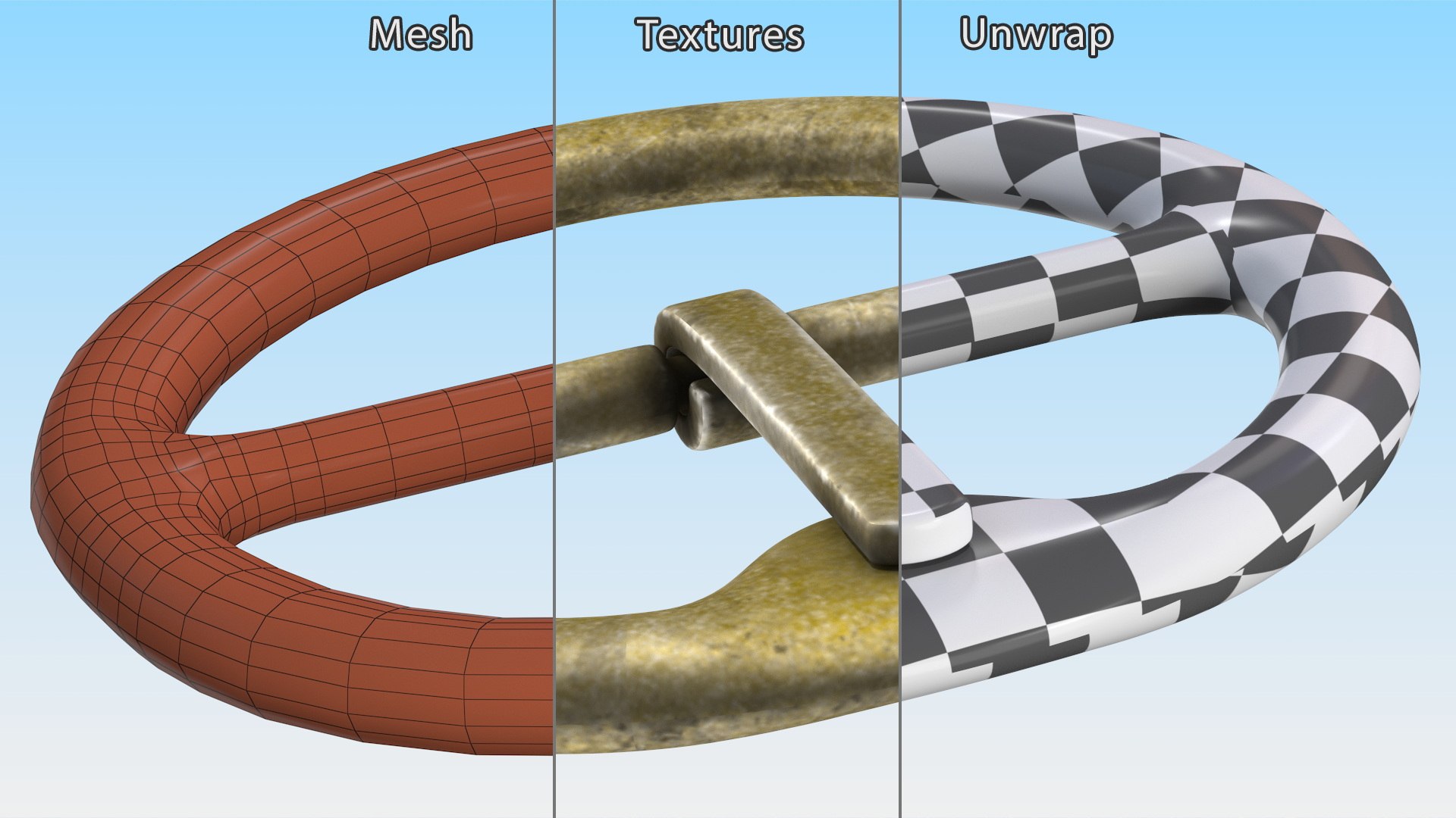 3D Round Belt Model - TurboSquid 2060282