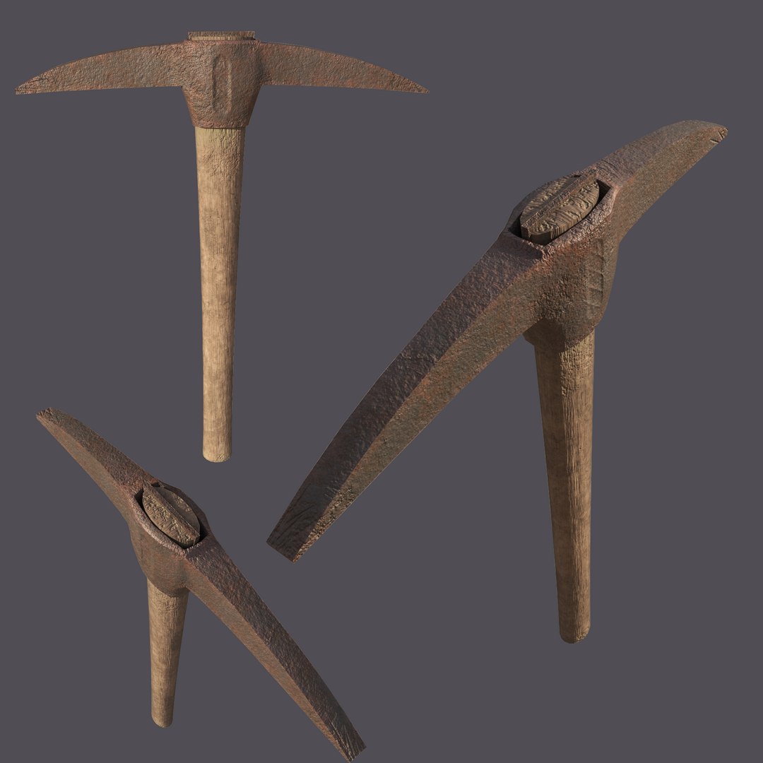 3D model miner pick - TurboSquid 1218856