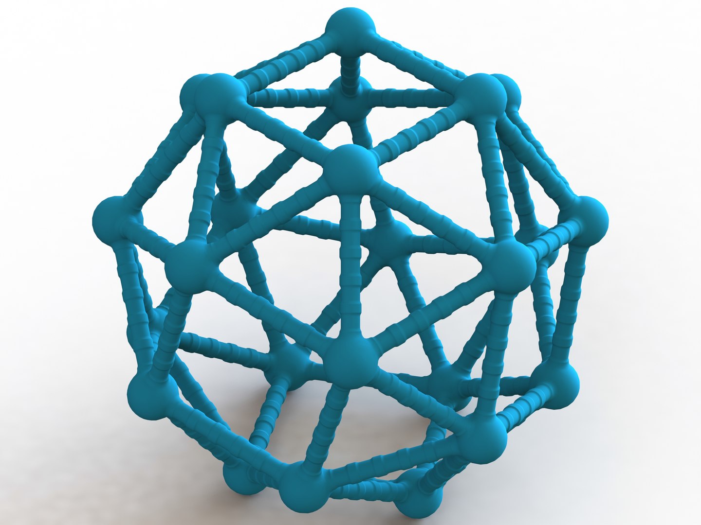 3D Model Snub Cube Structures With Atoms - TurboSquid 2208942