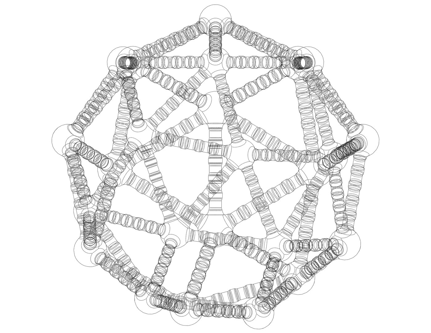 3D Model Snub Cube Structures With Atoms - TurboSquid 2208942