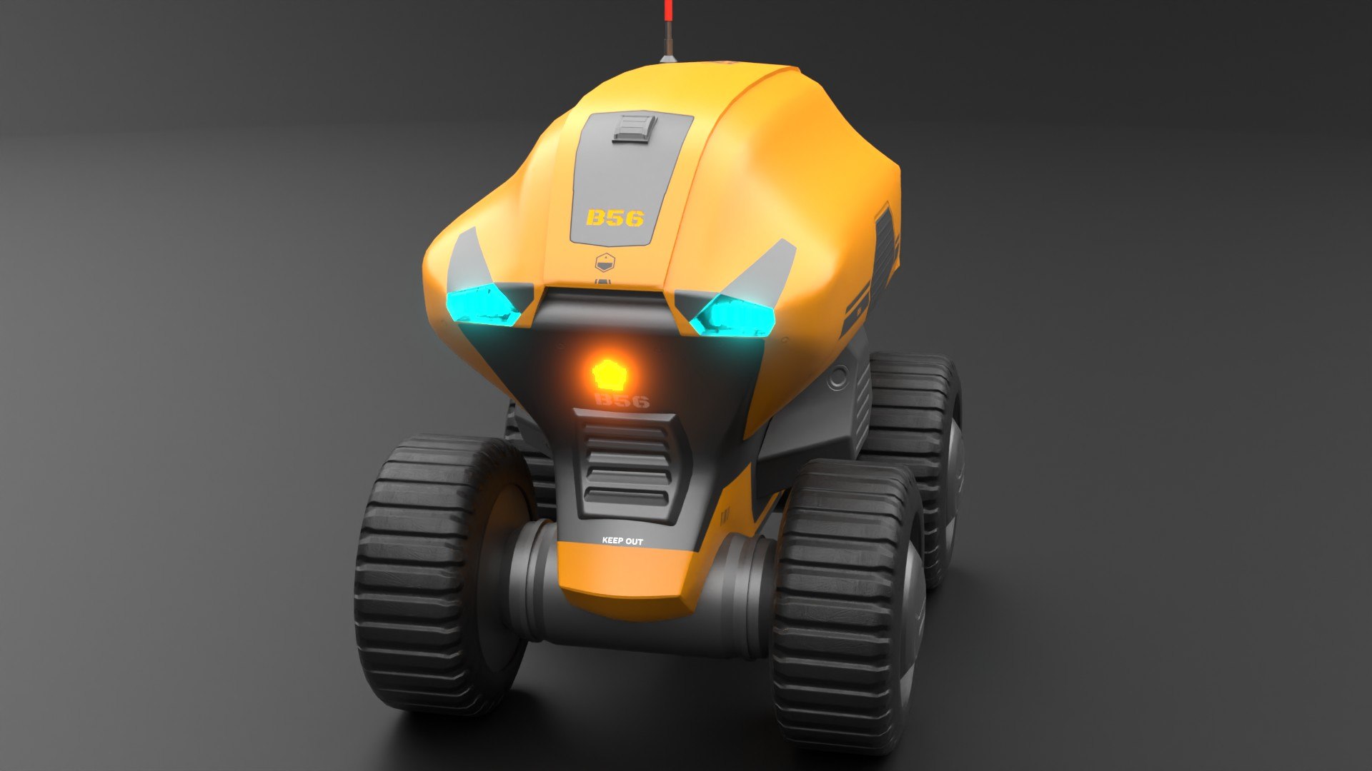 Sci-Fi Droid Unmanned Robot 3D Model - TurboSquid 2075565