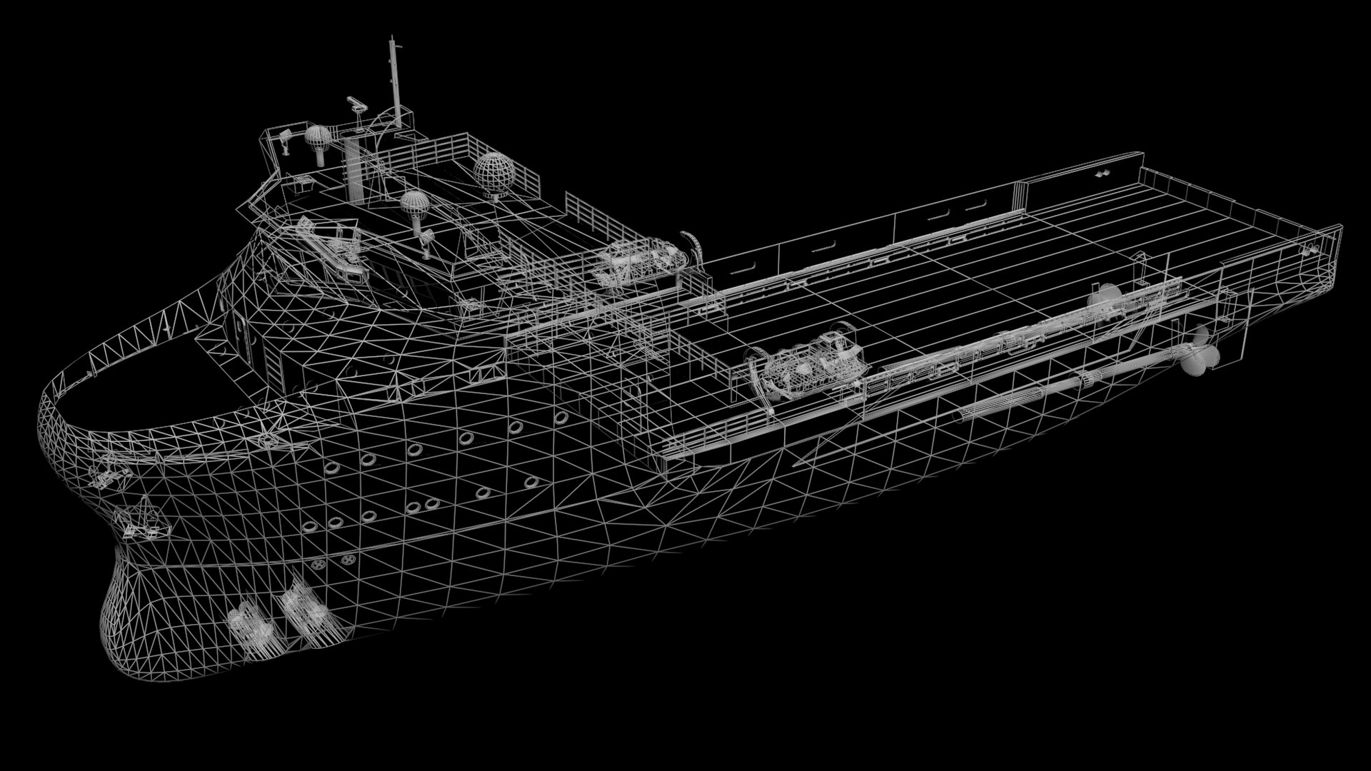 3D Platform Supply Vessel Model - TurboSquid 1550217