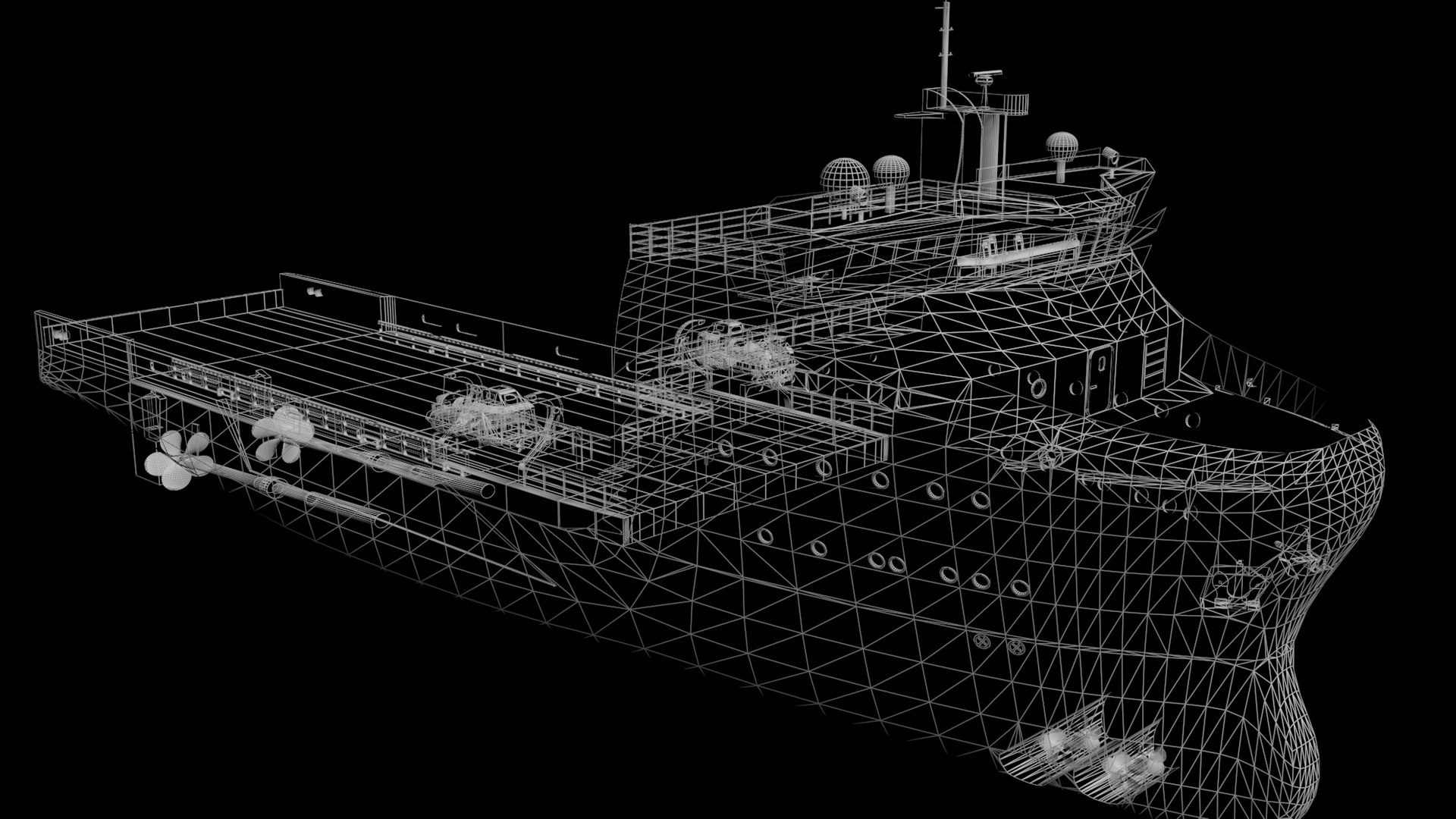 3D Platform Supply Vessel Model - TurboSquid 1550217