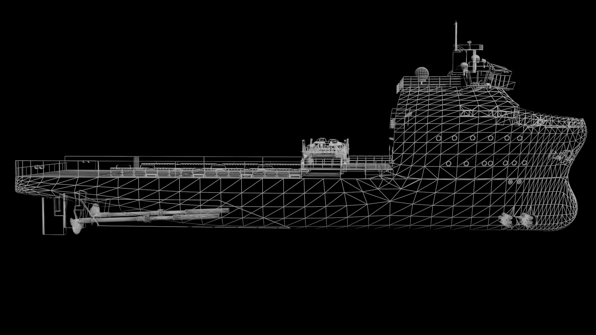 3D Platform Supply Vessel Model - TurboSquid 1550217