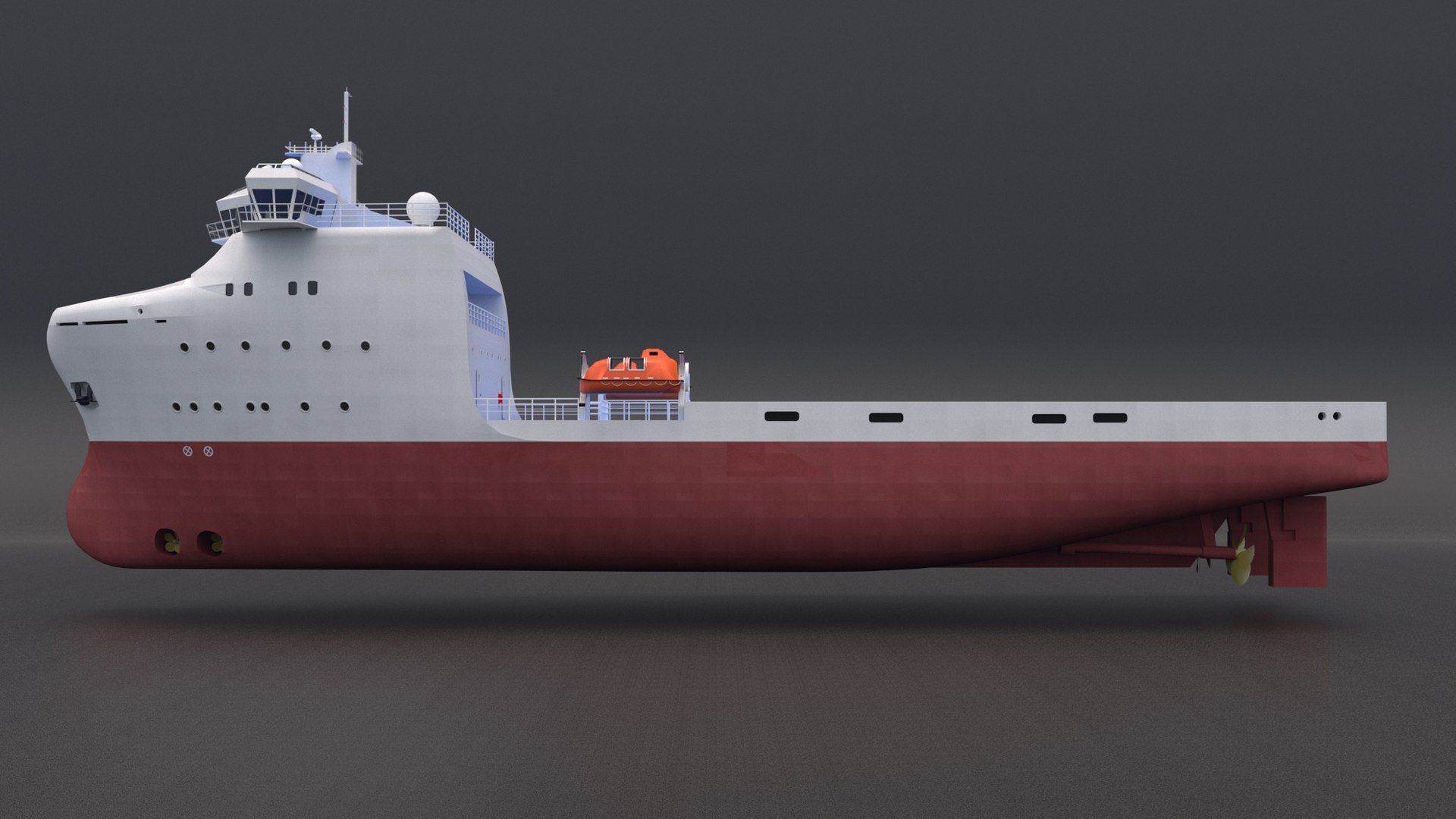 3D Platform Supply Vessel Model - TurboSquid 1550217