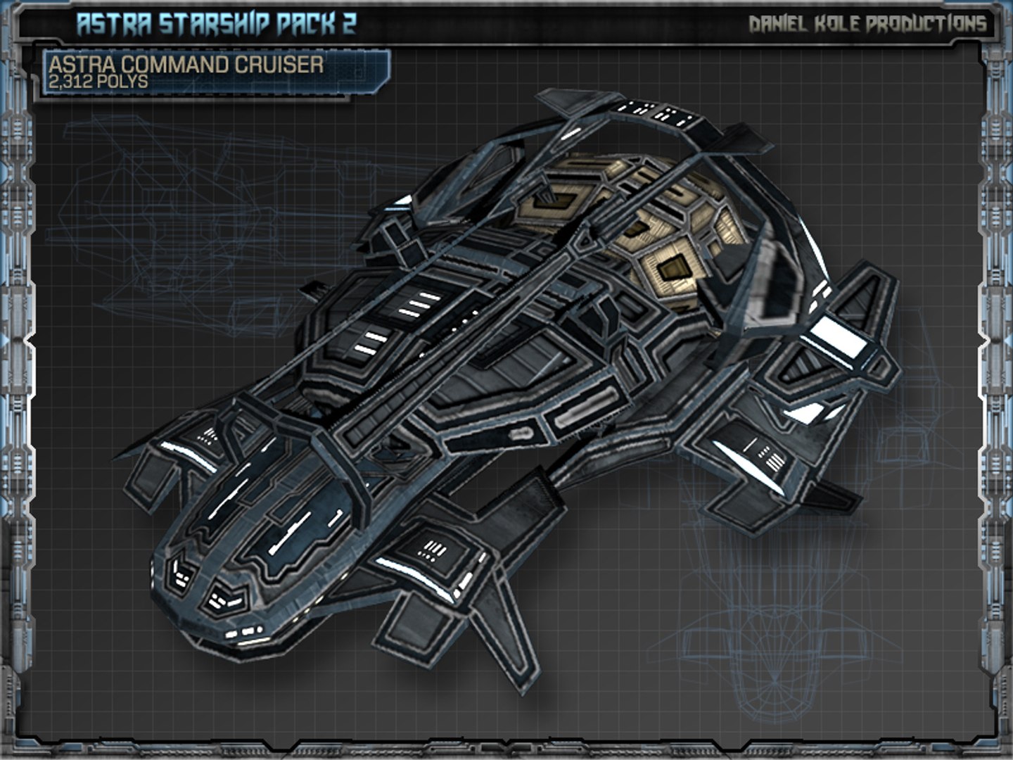 Astra Starship Pack 2 3d Max