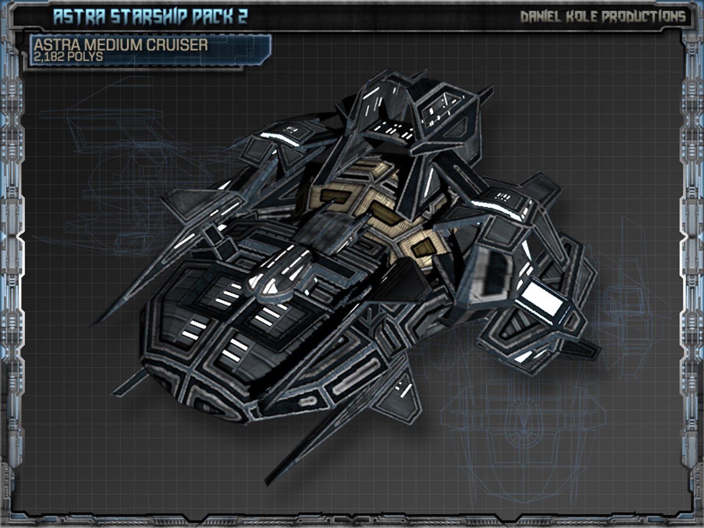 Astra Starship Pack 2 3d Max