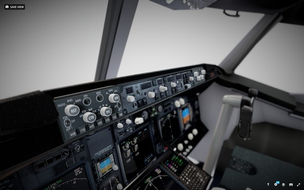 Boeing 737 Airplane Cockpit 3D 모델 - TurboSquid 1887493