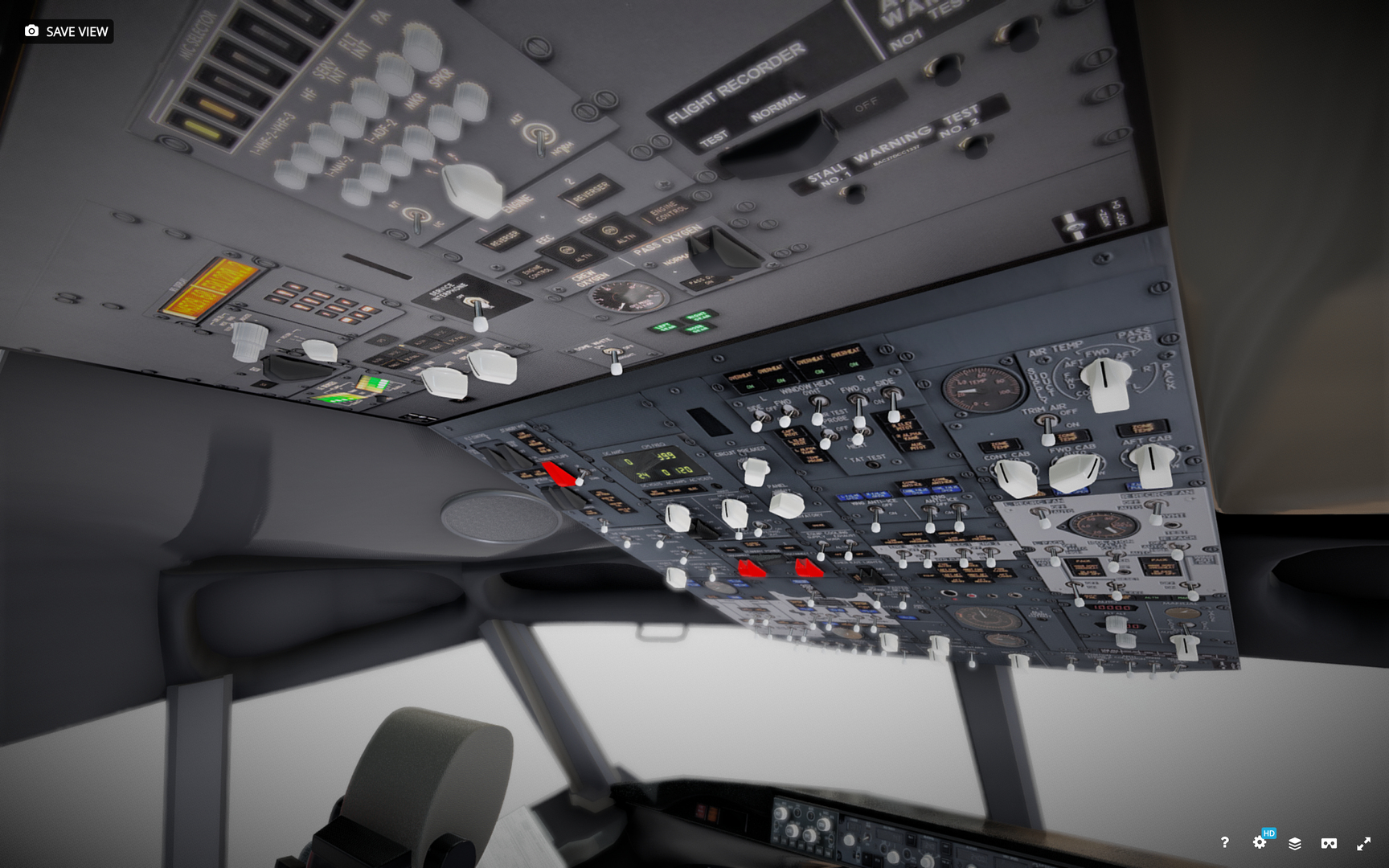 3D Boeing 737 Airplane Cockpit - TurboSquid 1887493