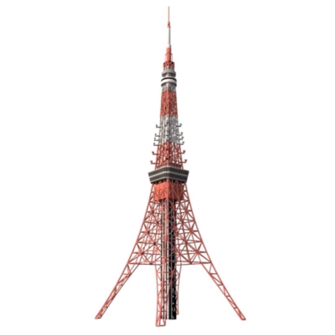 Tokyo Tower 3d Model