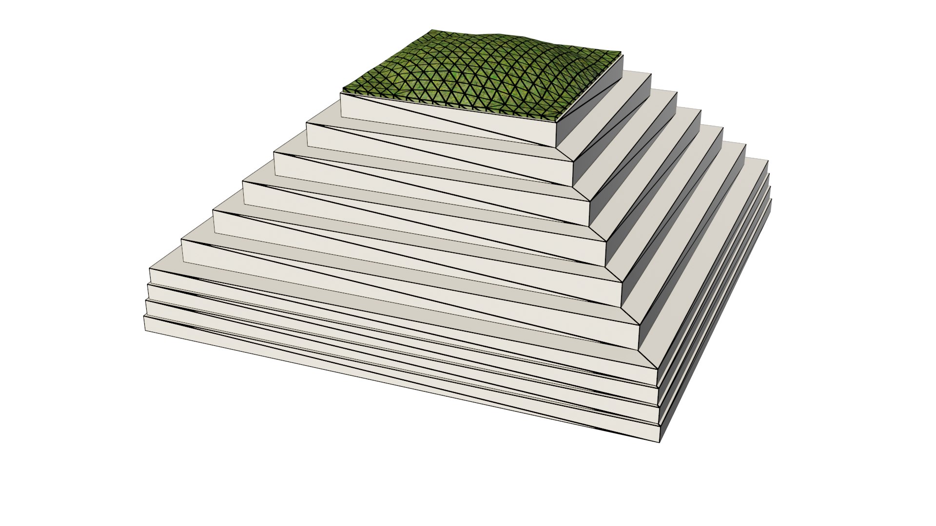 Free 3D Model Chinese Pyramid - TurboSquid 2066049