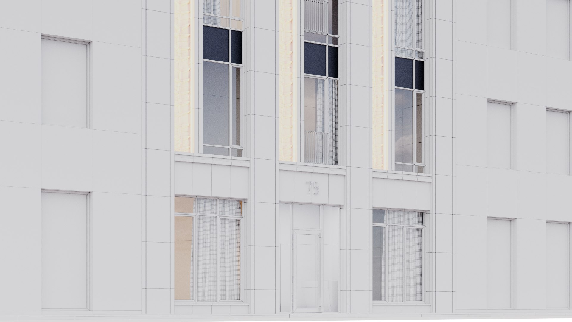 Modern Building Fasade 9 3D Model - TurboSquid 2290712
