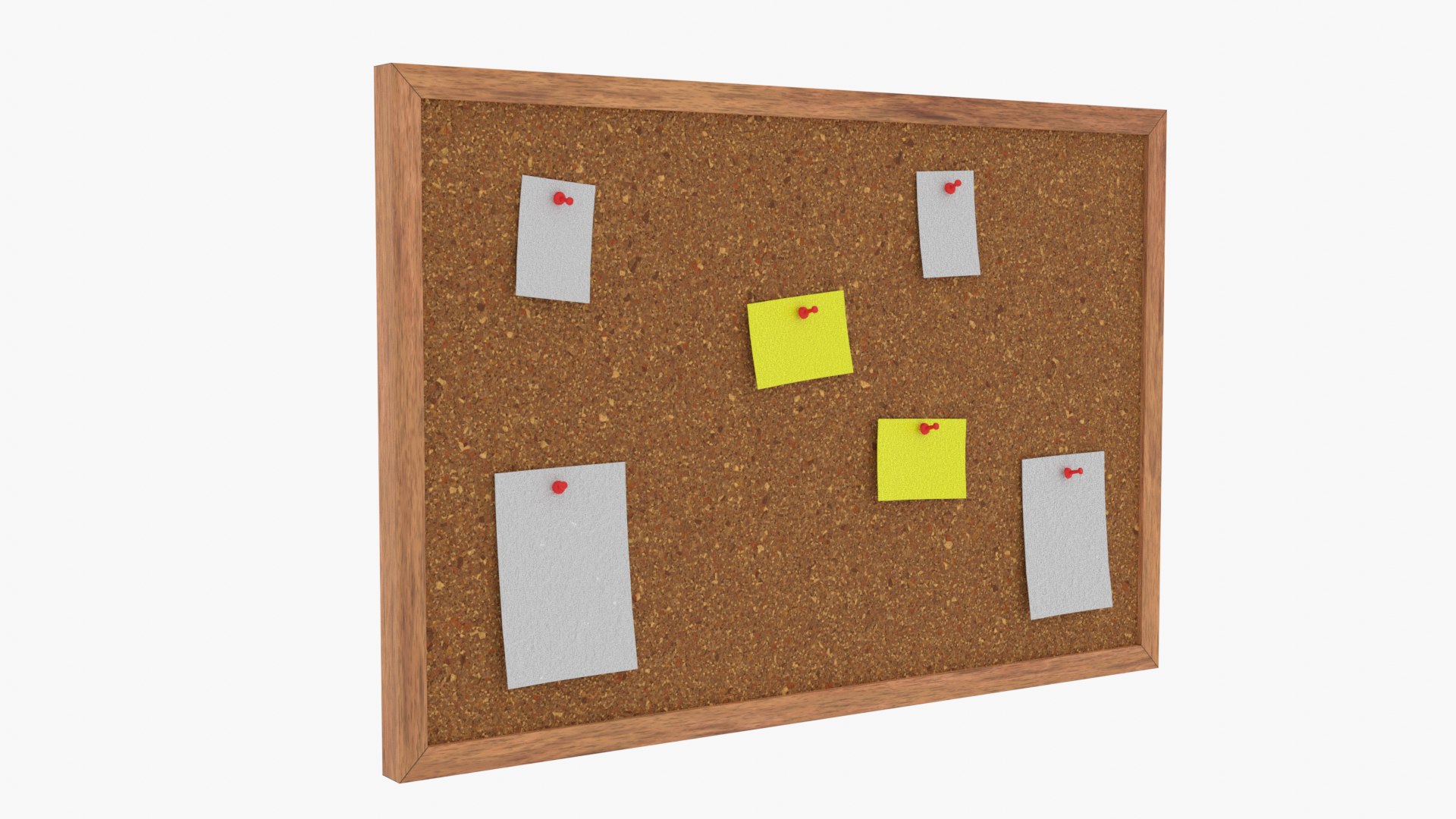 Pinboard-Corkboard Model - TurboSquid 2111319