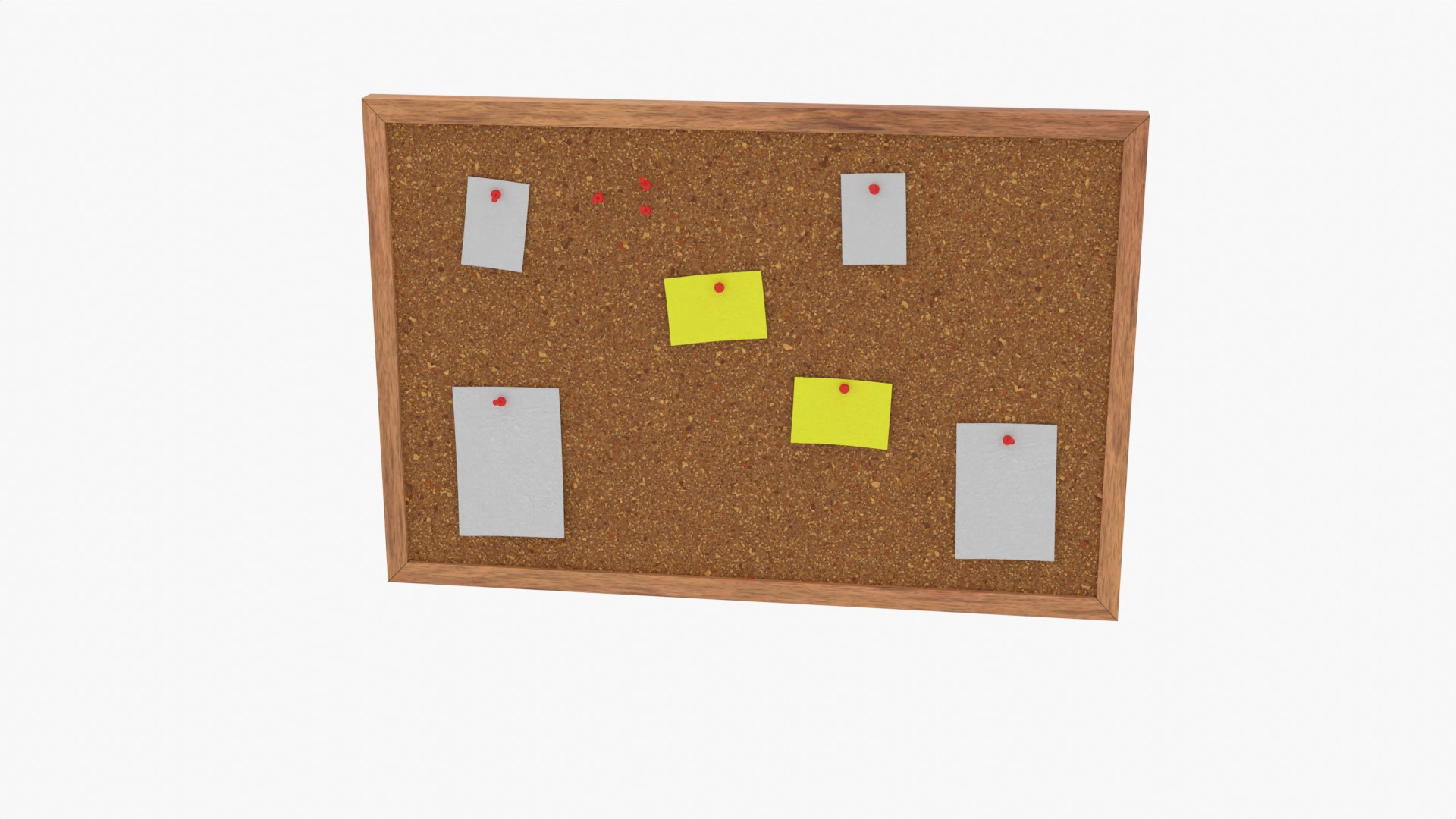 Pinboard-Corkboard Model - TurboSquid 2111319