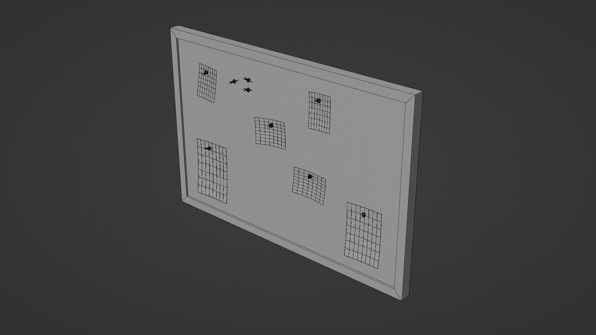 Pinboard-Corkboard Model - TurboSquid 2111319