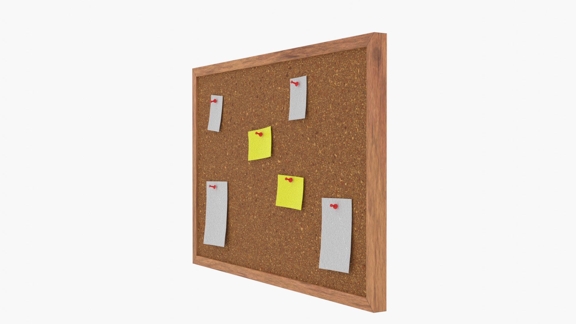 Pinboard-Corkboard Model - TurboSquid 2111319