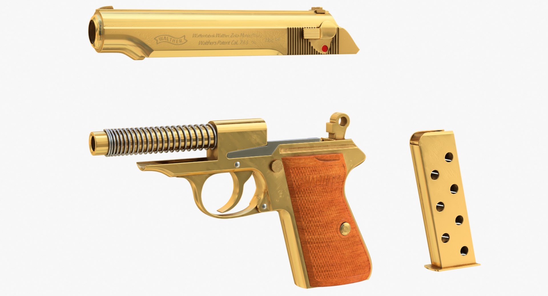 3D Realistic Walther Pp 01 - TurboSquid 1542976