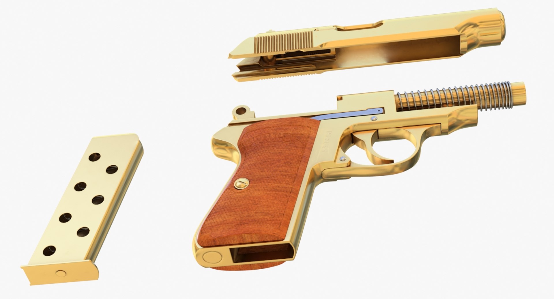 3D Realistic Walther Pp 01 - TurboSquid 1542976