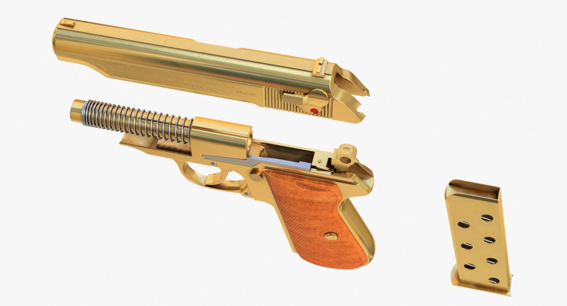 3D Realistic Walther Pp 01 - TurboSquid 1542976