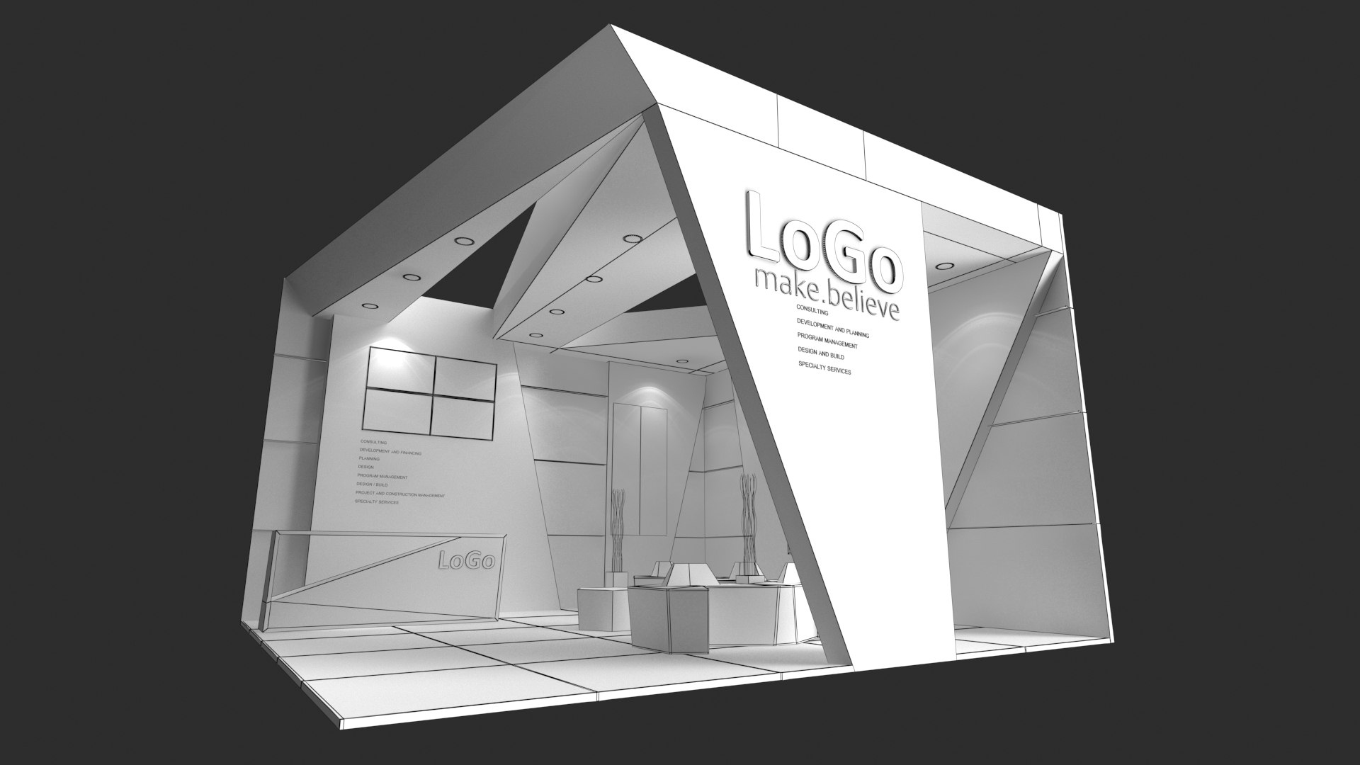 6 X 6 Exhibition Booth 3D - TurboSquid 2096350