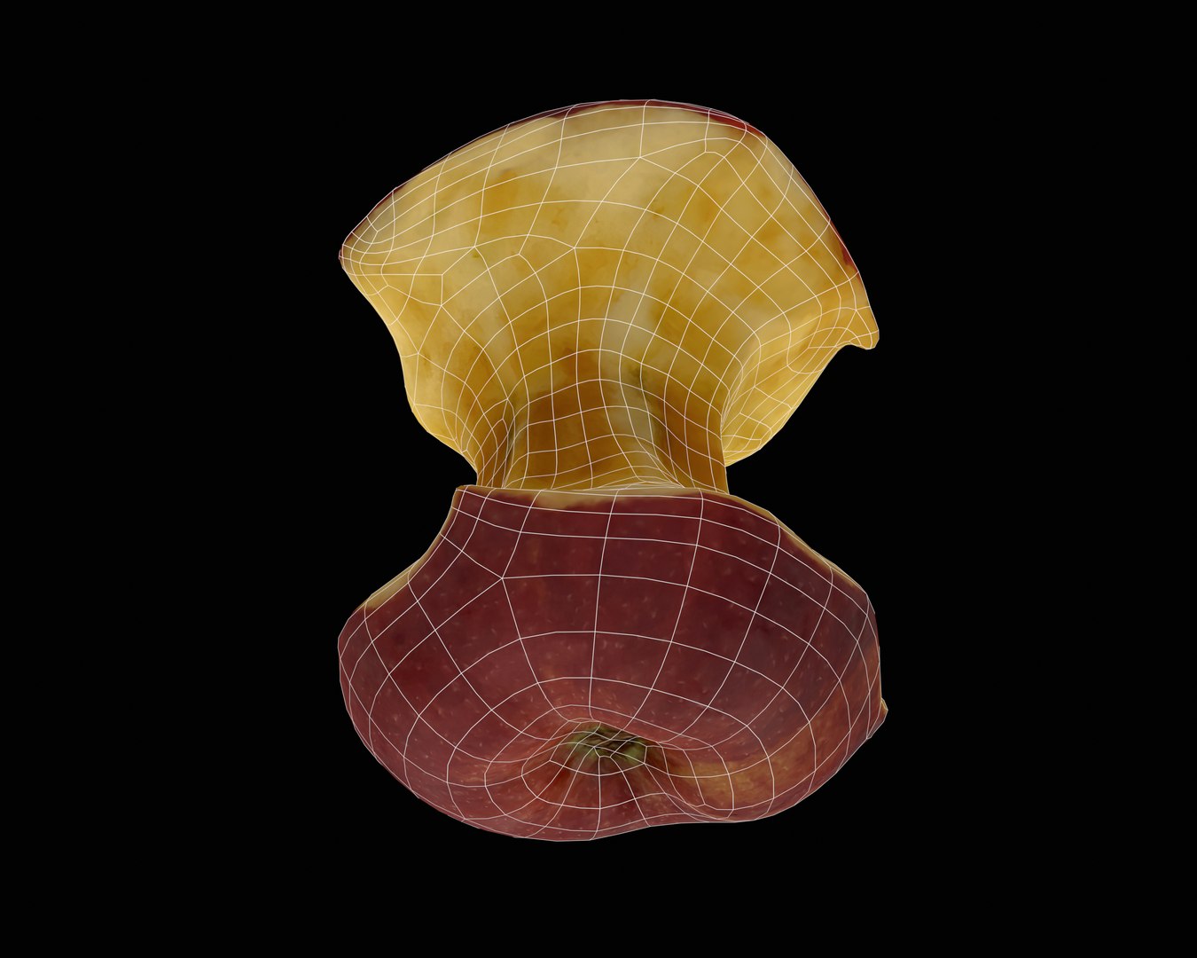 Apple Core PBR 3D - TurboSquid 2091127