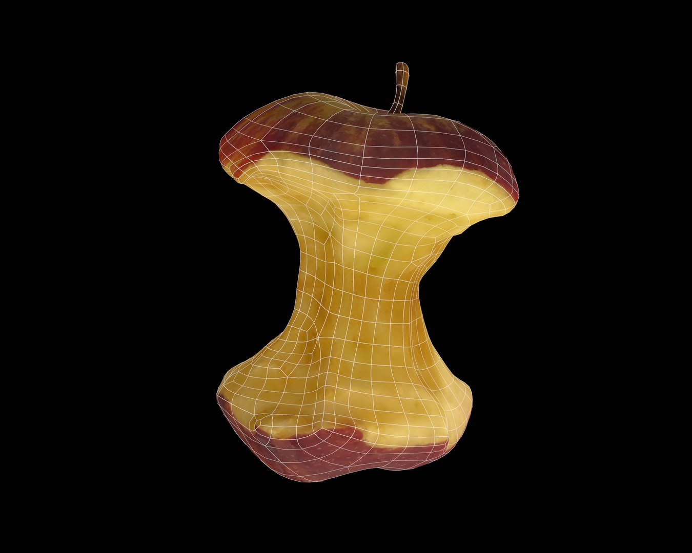 Apple Core PBR 3D - TurboSquid 2091127