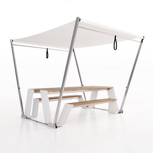 Extremis Extempore Garden Table 3d Model