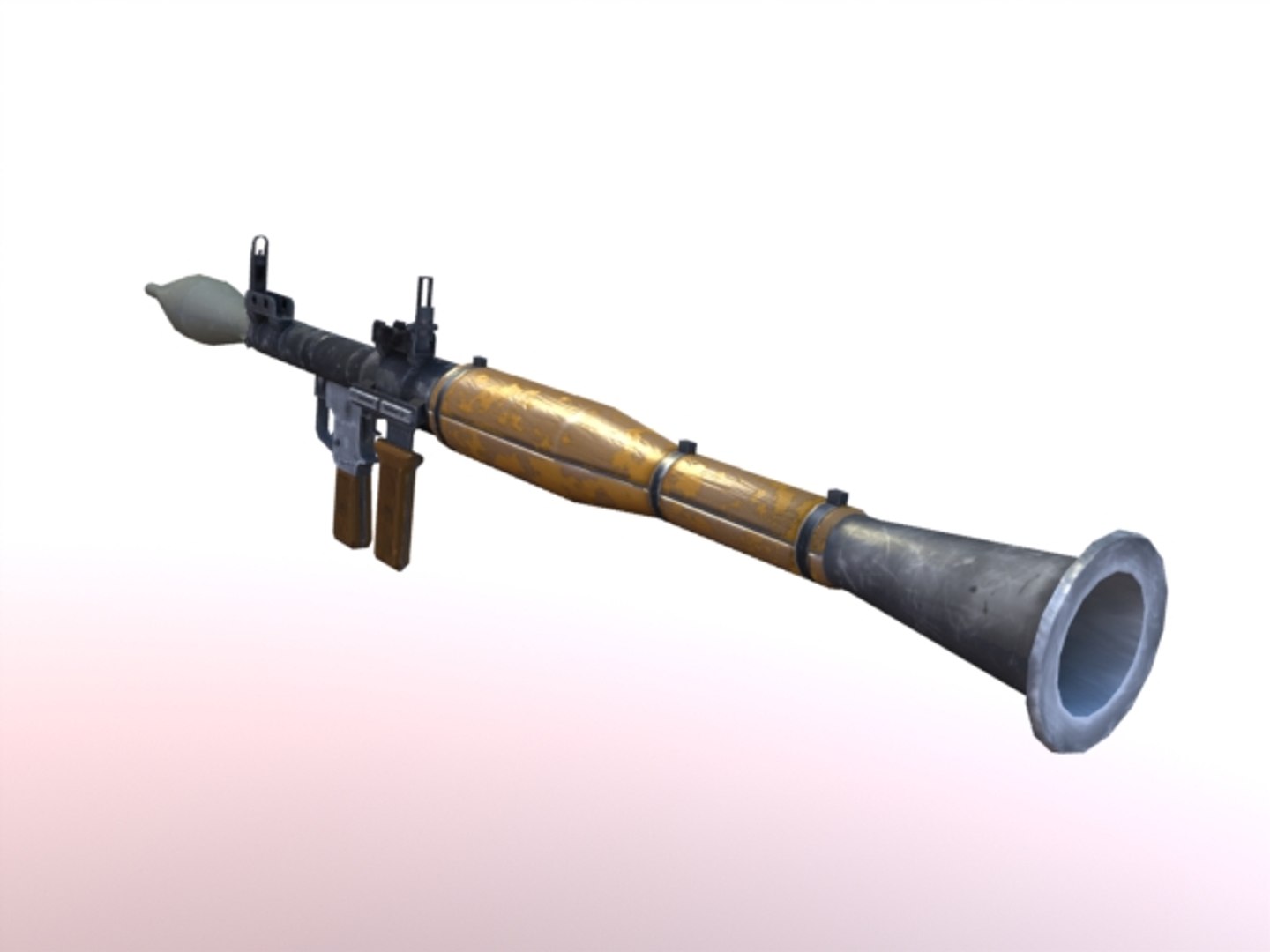 rpg-7 launcher 3d model