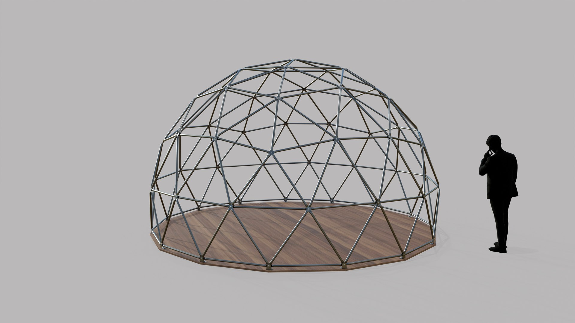 Realistic Geodesic Dome V4 3D Model - TurboSquid 2257671