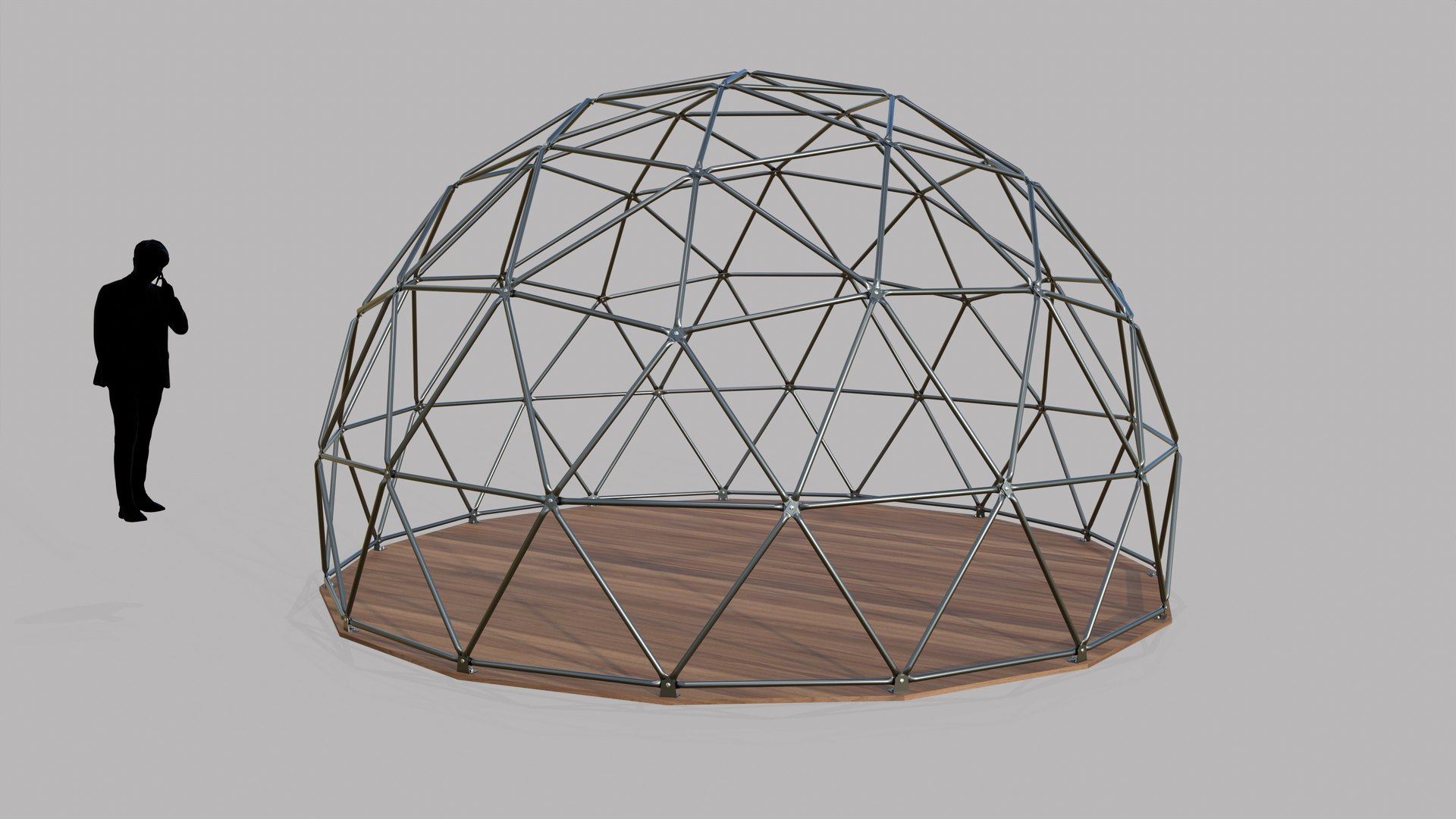 Realistic Geodesic Dome V4 3D Model - TurboSquid 2257671