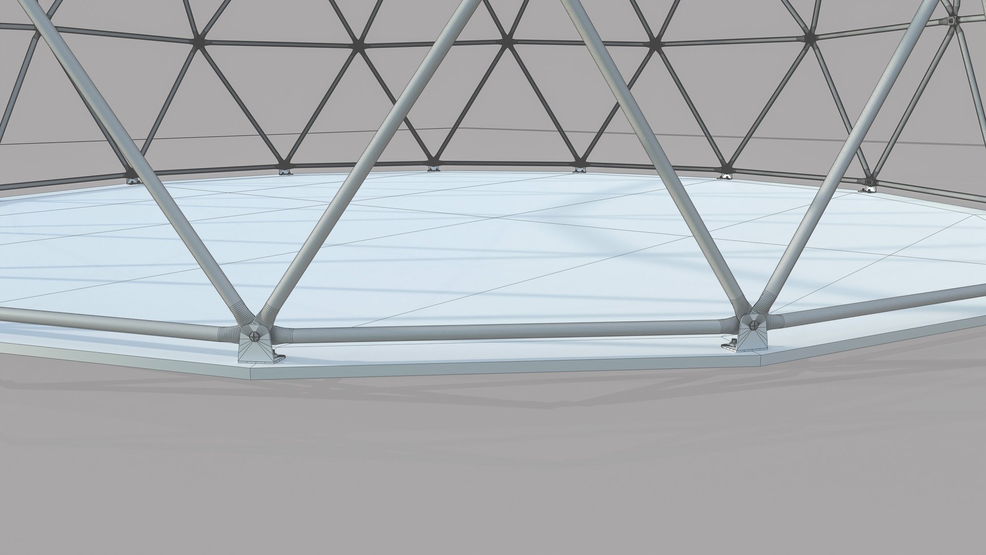 Realistic Geodesic Dome V4 3D Model - TurboSquid 2257671