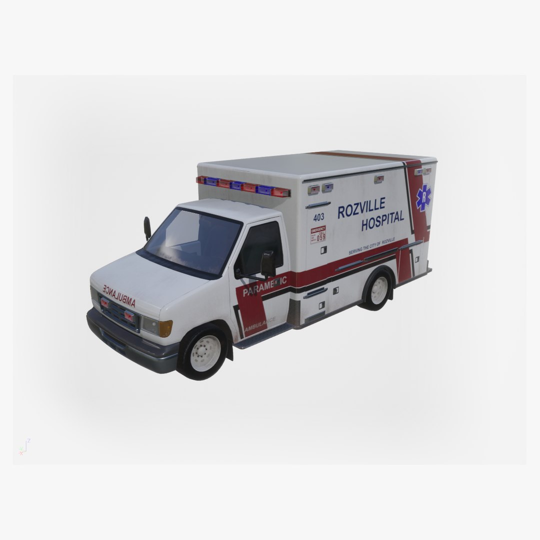 3D Ambulance Vehicle Model - TurboSquid 2076988