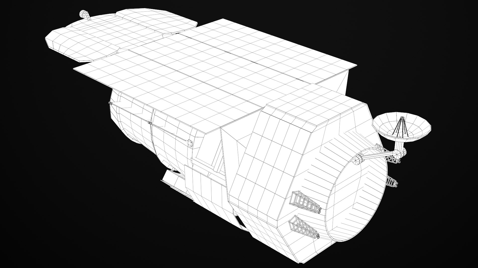 Wfirst Nasa Space Observatory Model - TurboSquid 1527661