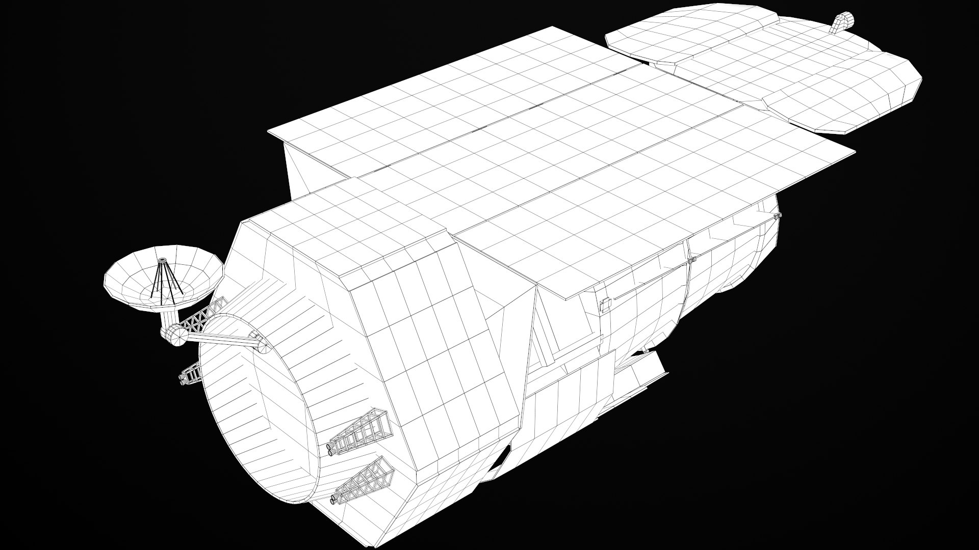 Wfirst nasa space observatory model - TurboSquid 1527661