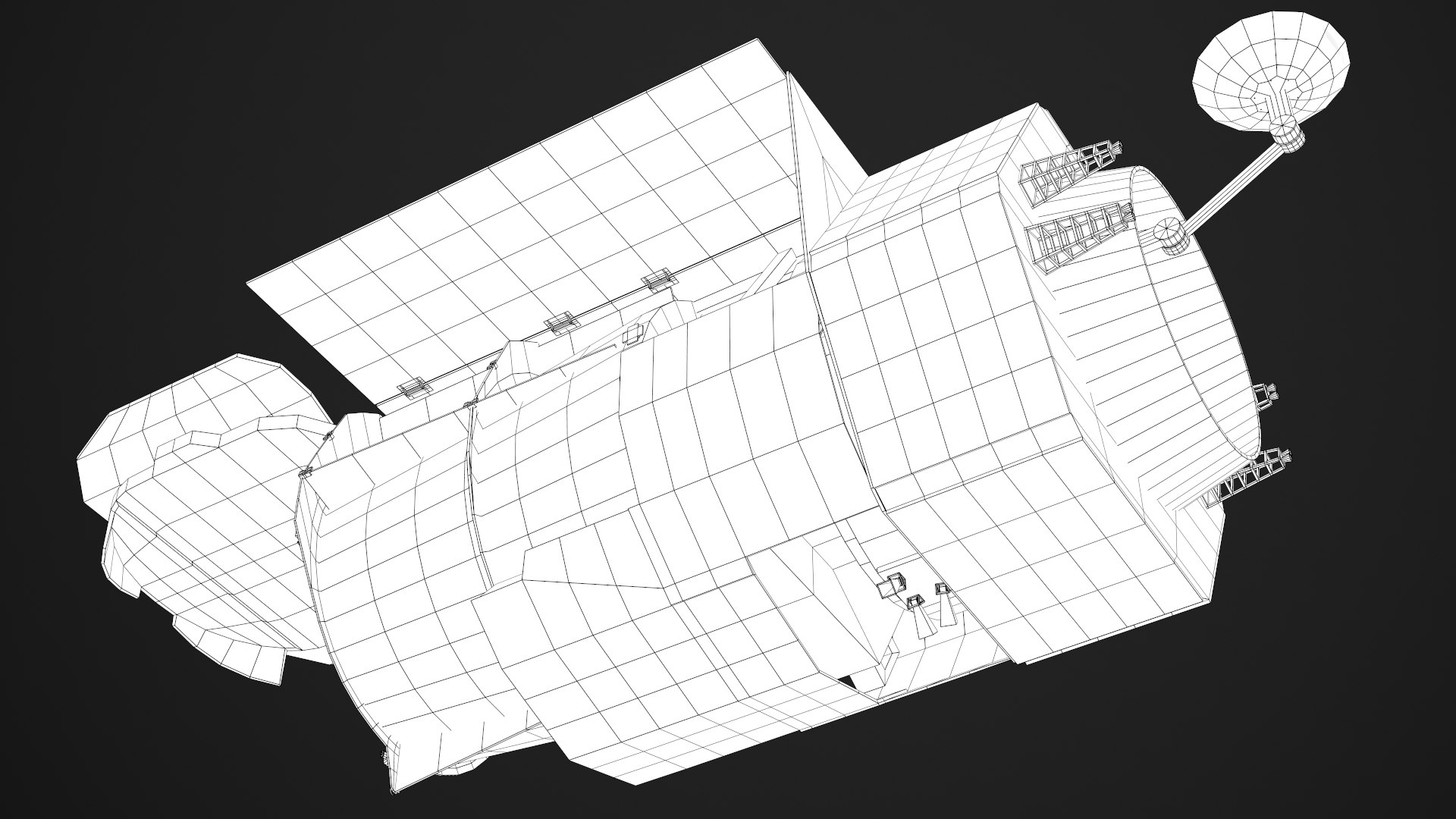 Wfirst nasa space observatory model - TurboSquid 1527661
