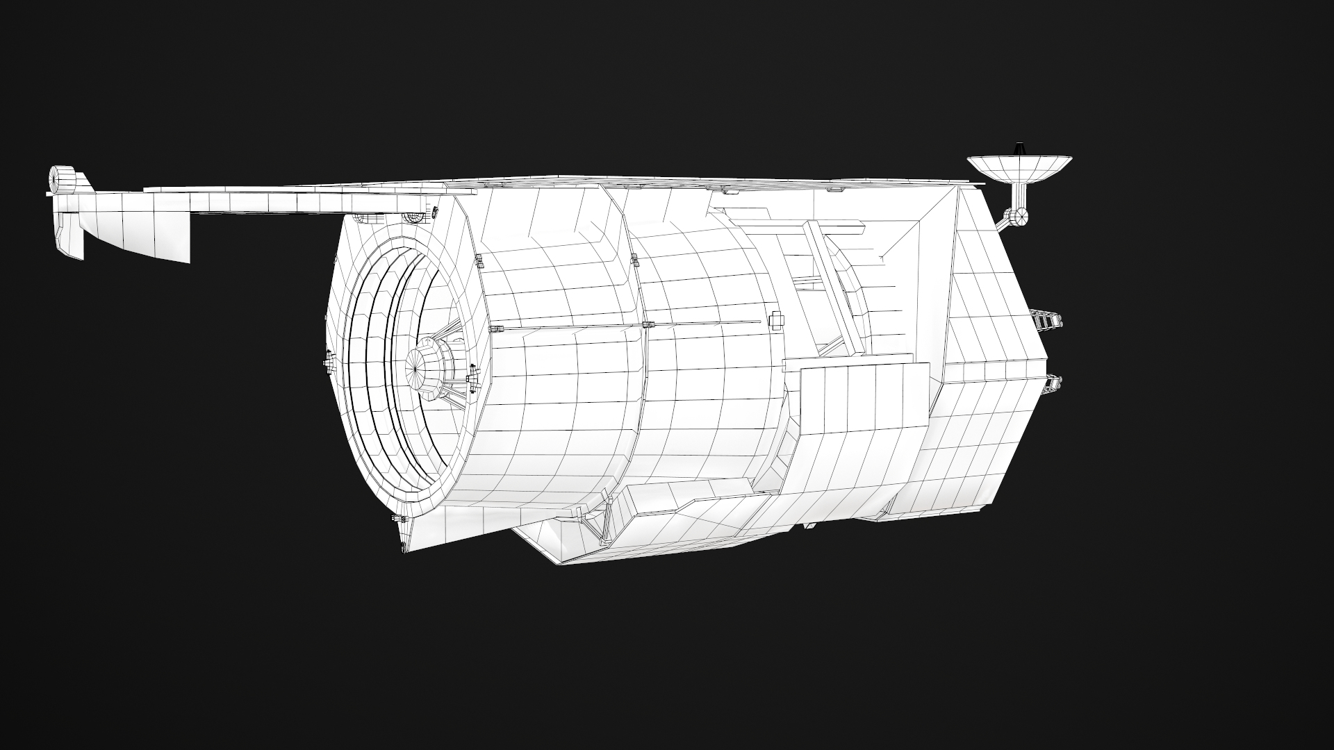 Wfirst Nasa Space Observatory Model - TurboSquid 1527661