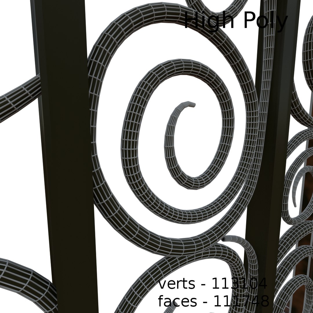Organic Window Designs 3d Model