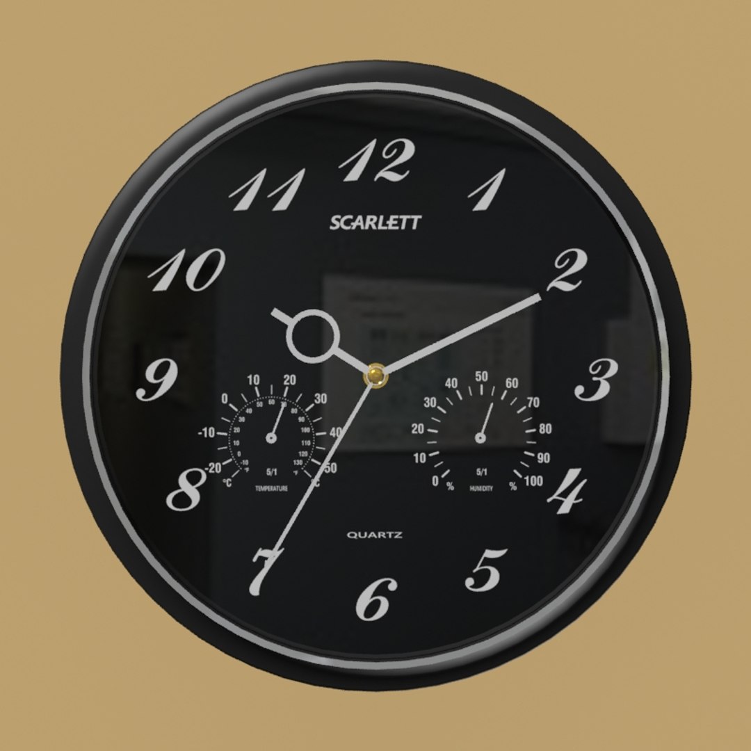 3D wallclock wall clock model - TurboSquid 1398518