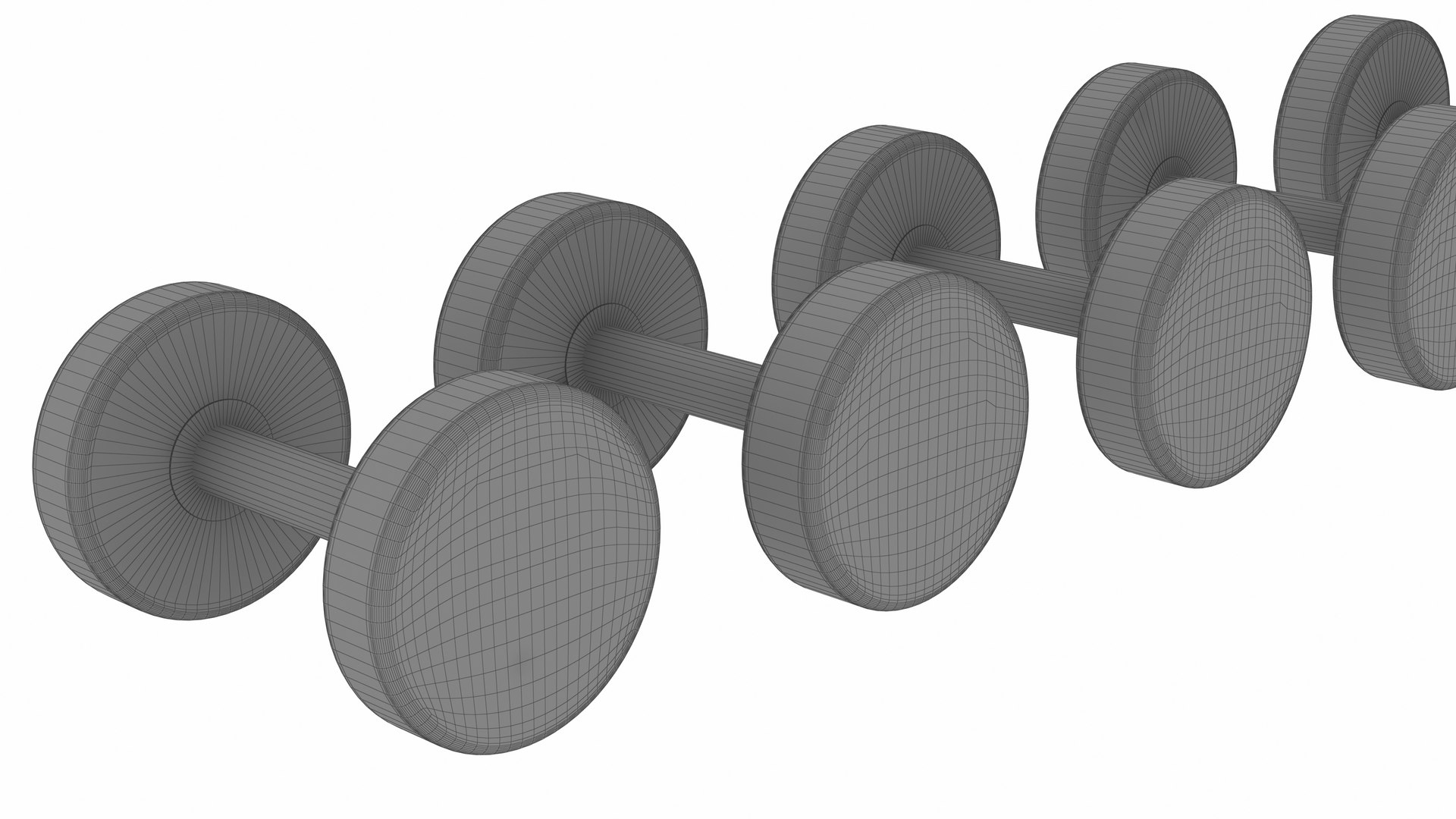 3D Model GYM Dumbell Set 01 - TurboSquid 1827284