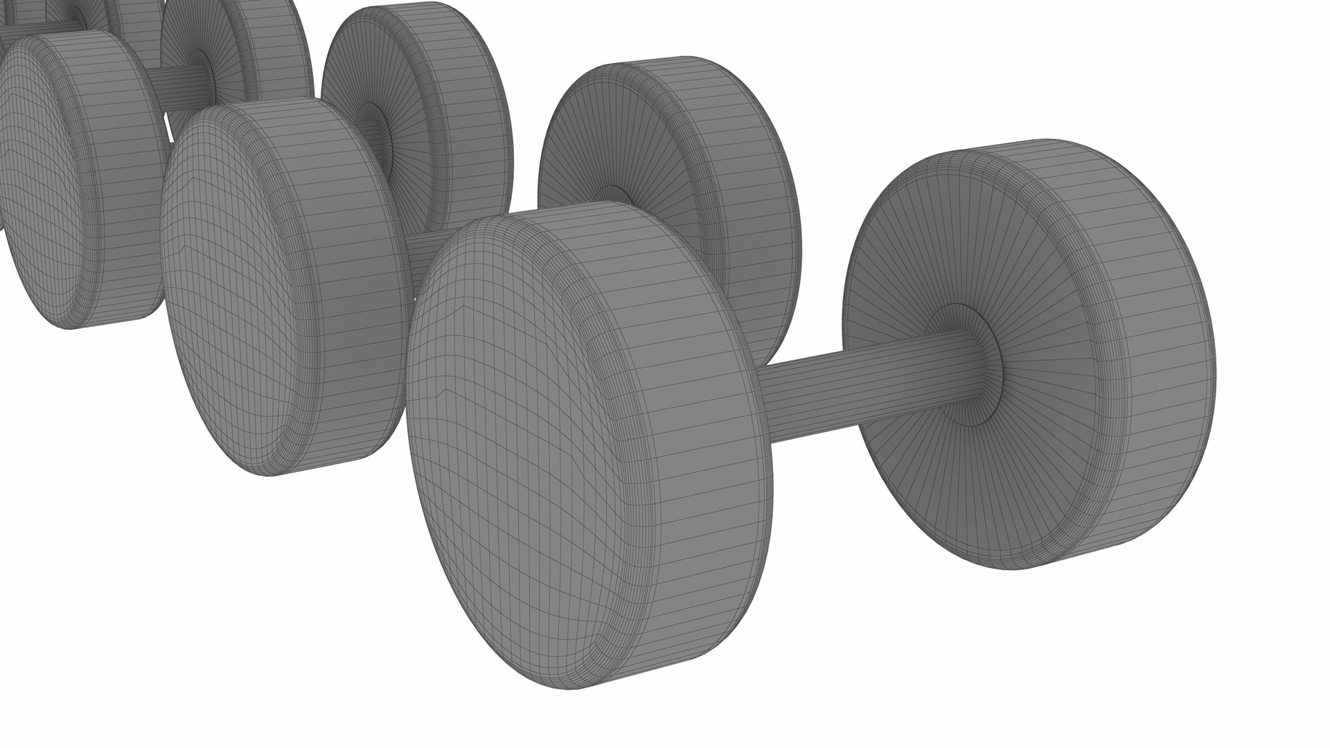 3D Model GYM Dumbell Set 01 - TurboSquid 1827284