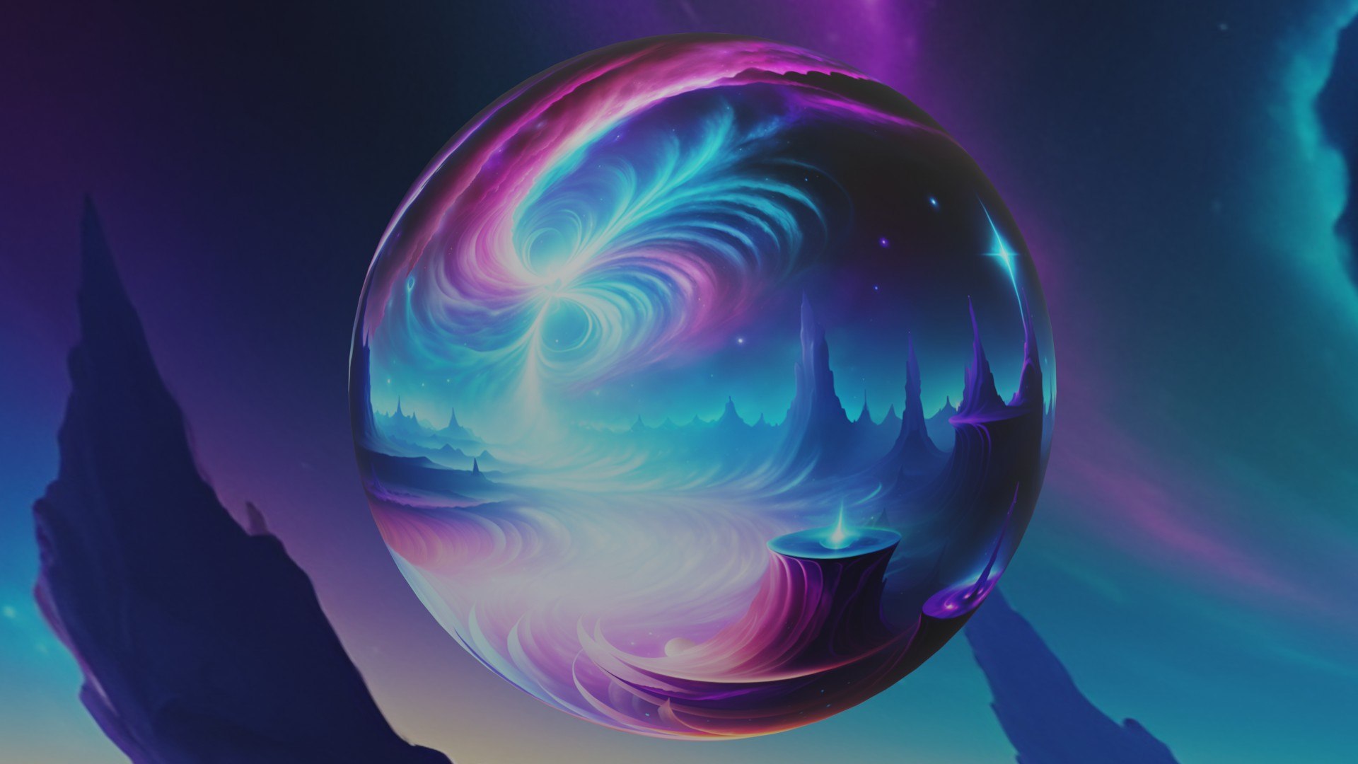 3D Panoramic Sky SET - Celestial Odyssey 03 - 3D Mesh And Sphere ...