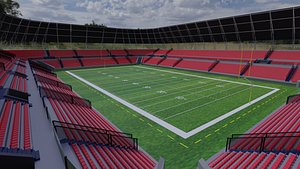 American Football Stadium Blender Models for Download | TurboSquid