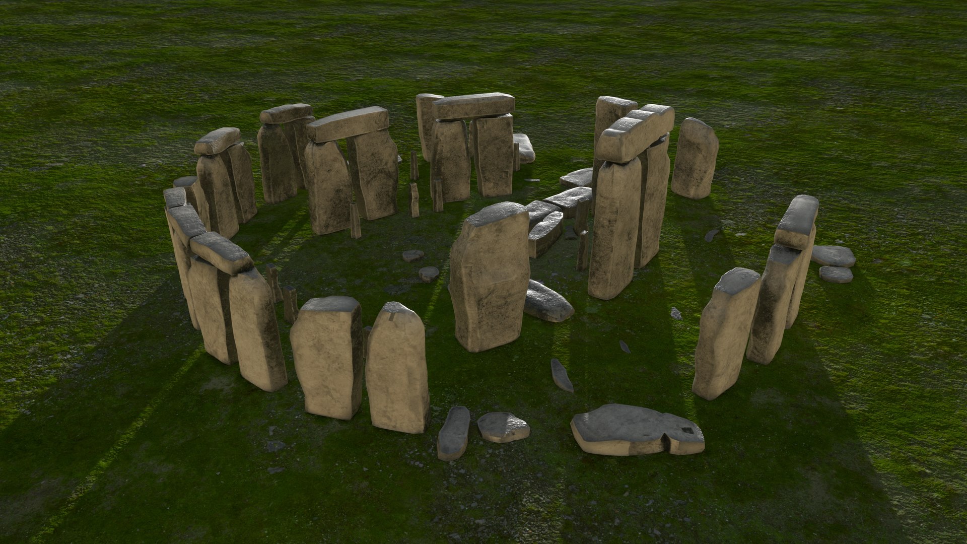 STONEHENGE And Surroundings 3D Model - TurboSquid 2105879