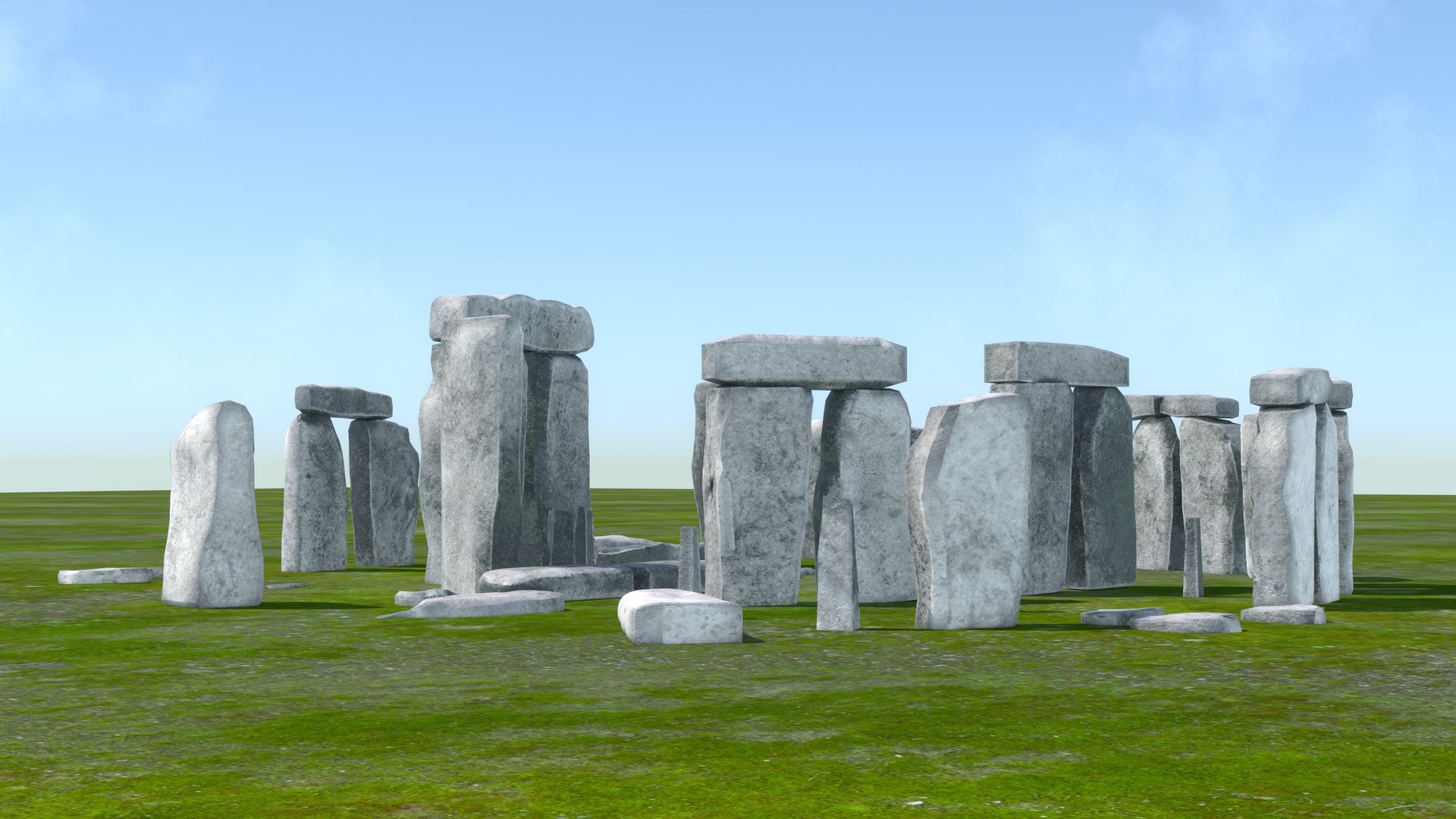 STONEHENGE And Surroundings 3D Model - TurboSquid 2105879