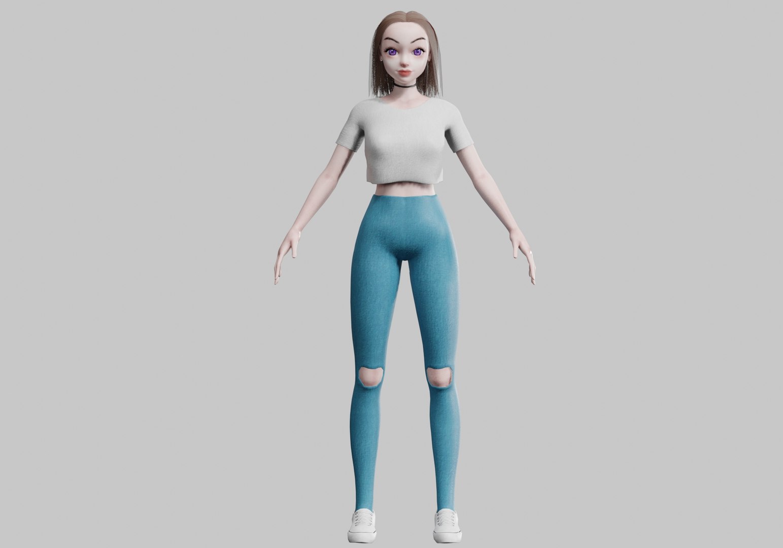 Cool Cute Woman V22065 3D Model - TurboSquid 2277150