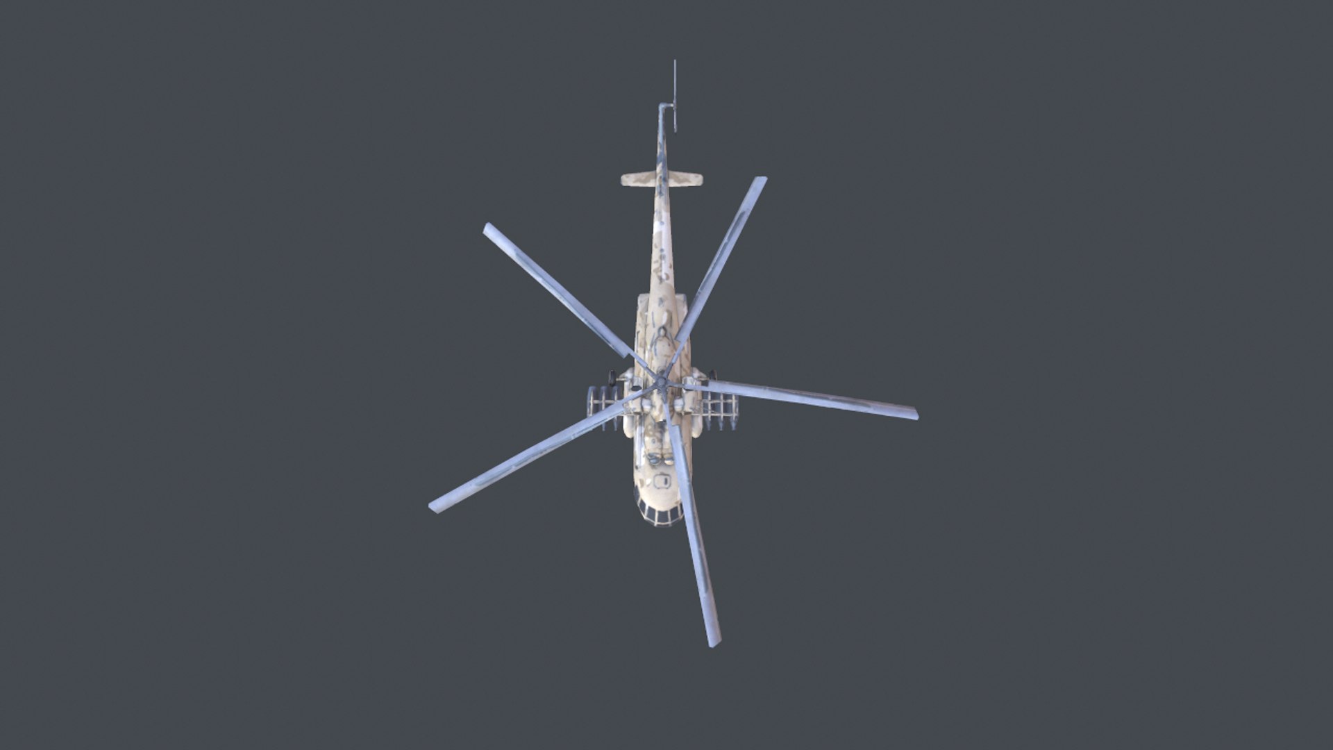 Helicopter Mi-171 3d Model