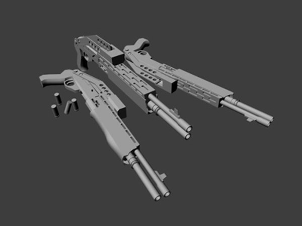 Free Shotgun 3D Models for Download | TurboSquid