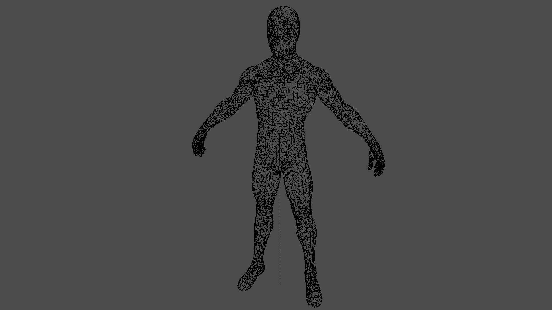Symbiotic Inspired Dark Superhero 3D Model High Detail For Games ...
