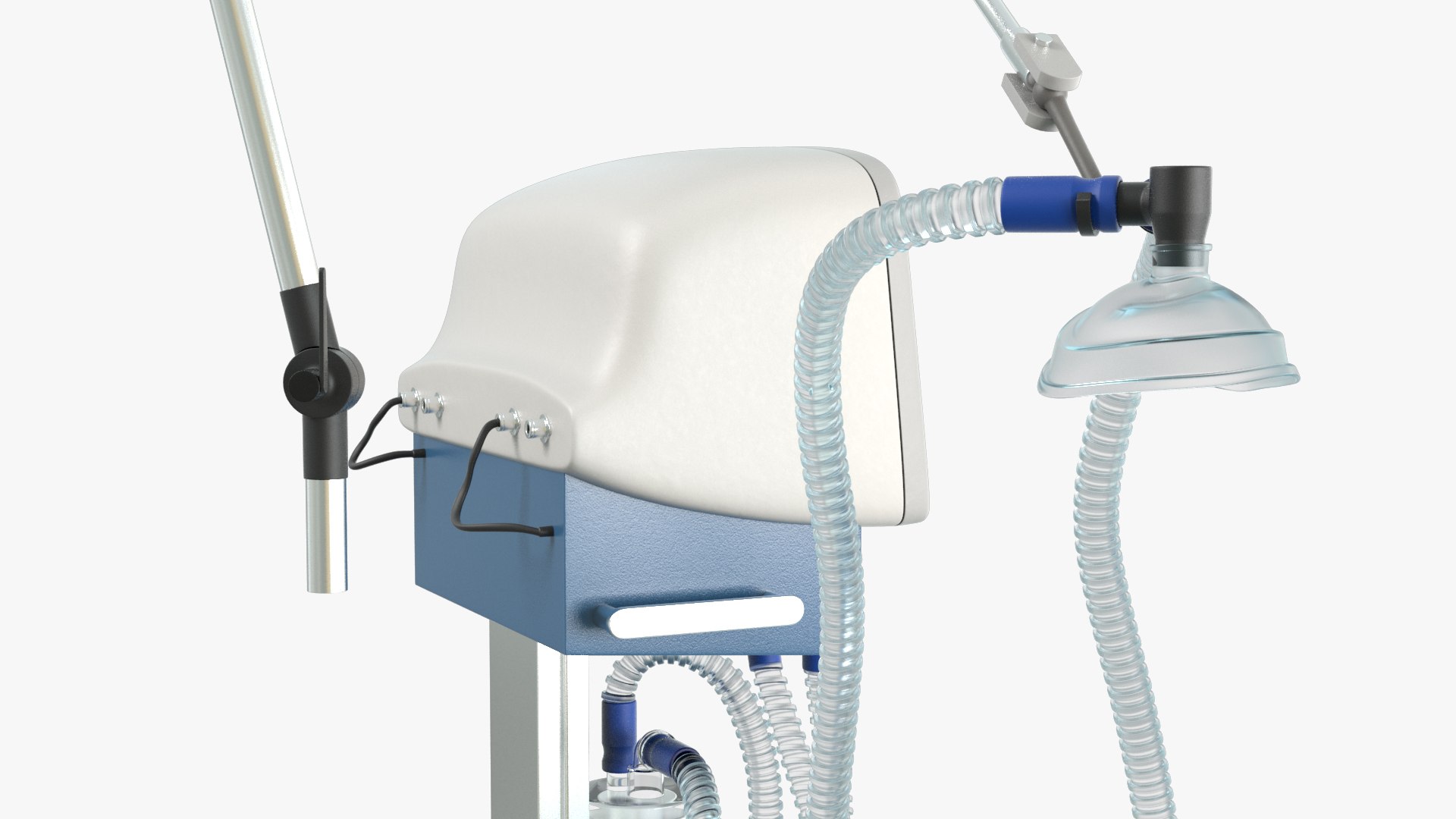 3D Model Modern Medical Lung Ventilator - TurboSquid 1540450