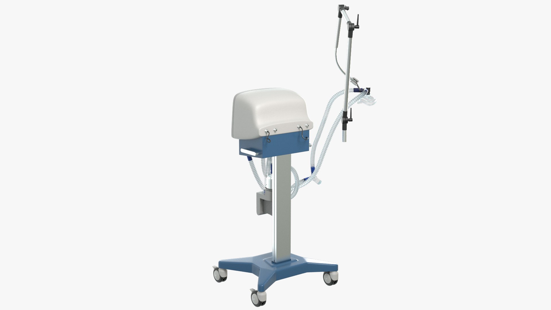 3D Model Modern Medical Lung Ventilator - TurboSquid 1540450